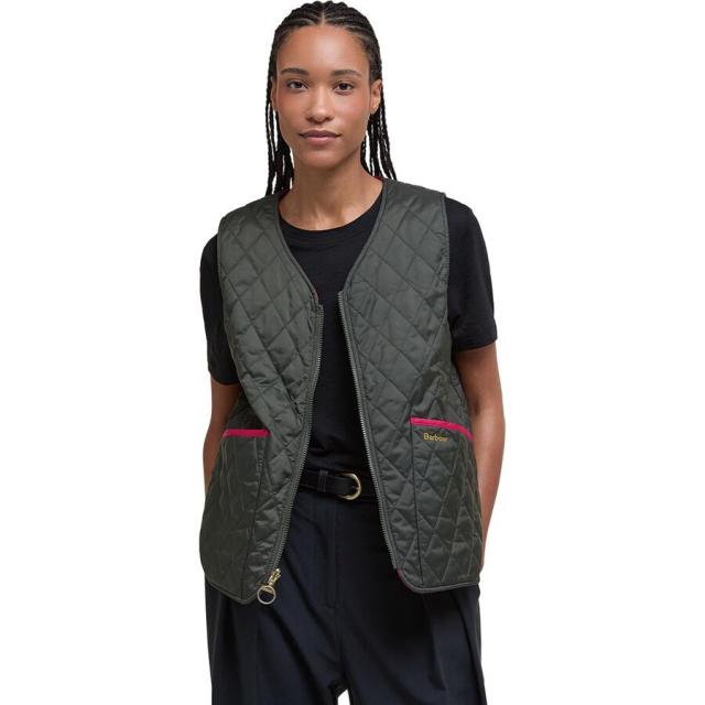 (取寄) バブアー レディース マイ リバーシブル ライナー ベスト - ウィメンズ Barbour women My Reversible Liner Vest - Women's Sage/Zeni Pink