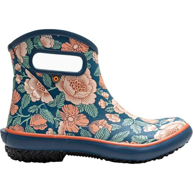 (取寄) ボグス レディース パッチ アンクル レイン ブーツ - ウィメンズ Bogs women Patch Ankle Rain Boot - Women's Tapestry Floral/Navy