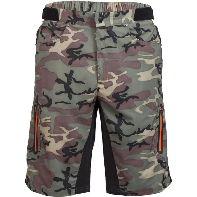 (取寄) ゾイック メンズ エーテル カモ ショート - メンズ ZOIC men Ether Camo Short - Men's Green Camo Black Zip