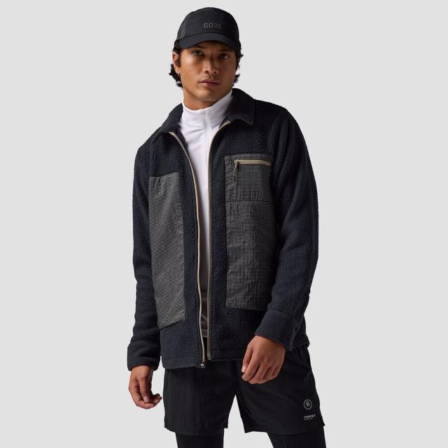 (取寄) バックカントリー ワンダー シャツ ジャケット- メンズ Backcountry Wander Pile-Fleece Shirt Jacket- Men's Black