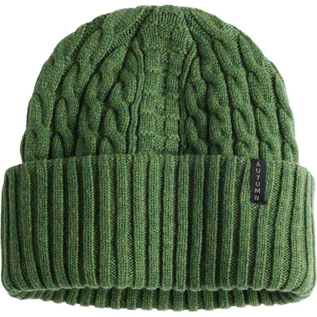 (取寄) オータム ケーブル ニット ビーニー Autumn Cable Knit Beanie Green