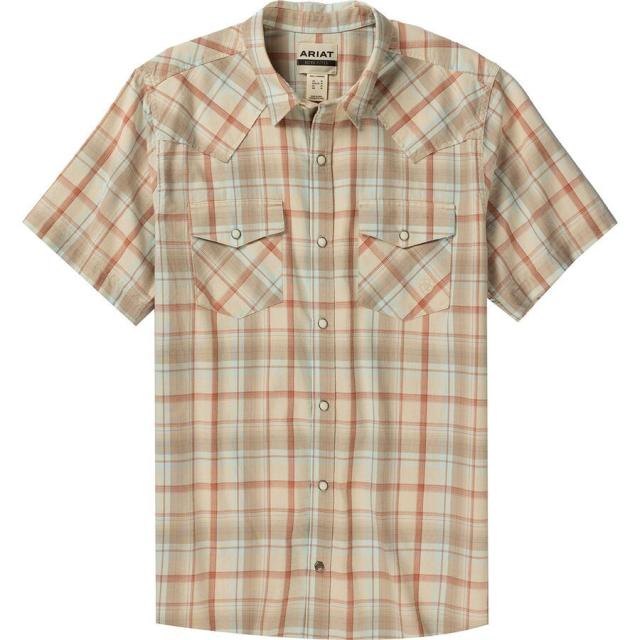 (取寄) アリアット メンズ ホートン レトロ フィット シャツ - メンズ Ariat men Horton Retro Fit Shirt - Men's Light Brown