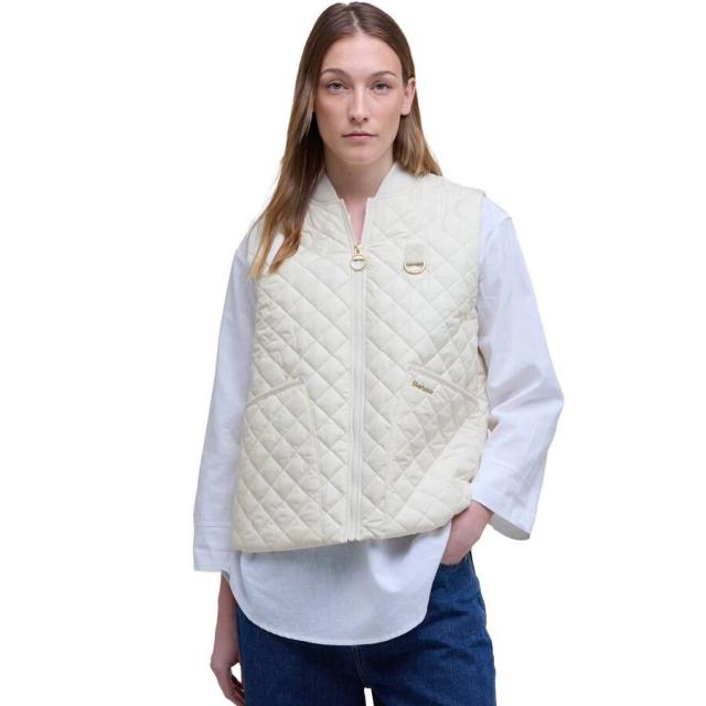 (取寄) バブアー レディース ロザリー ジレ - ウィメンズ Barbour women Rosalie Gilet - Women's Neutral
