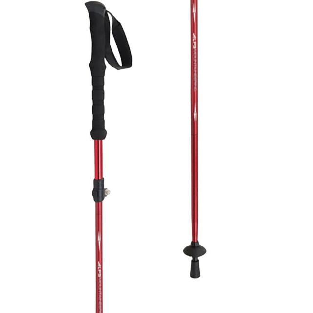 (取寄) アルプスマウンテニアリング コンクエスト トレッキング ポール ALPS Mountaineering Conquest Trekking Pole Red