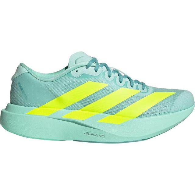 (取寄) アディダス レディース アディゼロ エボ Sl ランニング シューズ - ウィメンズ Adidas women Adizero Evo SL Running Shoe - Women's Semi Flash Aqua/Lucid Lemon/Mint Ton