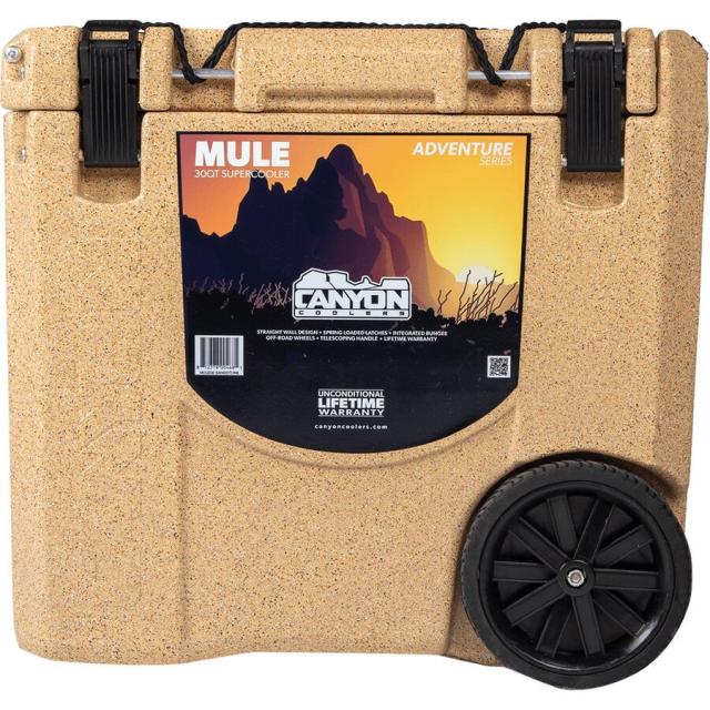 (取寄) キャニオンクーラーズ ミュール 30クォート ホイールド クーラー Canyon Coolers Mule 30qt Wheeled Cooler Sandstone