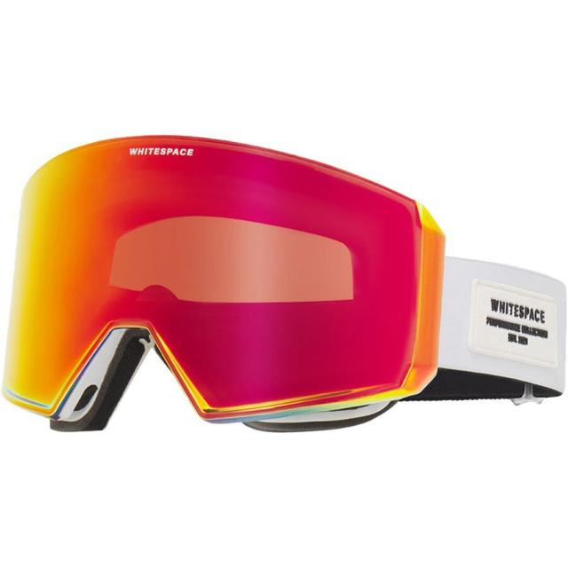 (取寄) ホワイトスペース マグ シールド ゴーグルズ WHITESPACE SWPro Mag Shield Goggles White/Midnight Black/Amber/Blue Flash Mirror Finish