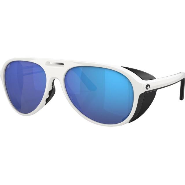 (取寄) コスタ グランド カタリナ ポーラライズド サングラス Costa Grand Catalina Polarized Sunglasses Hull White/Blue Mirror 580G