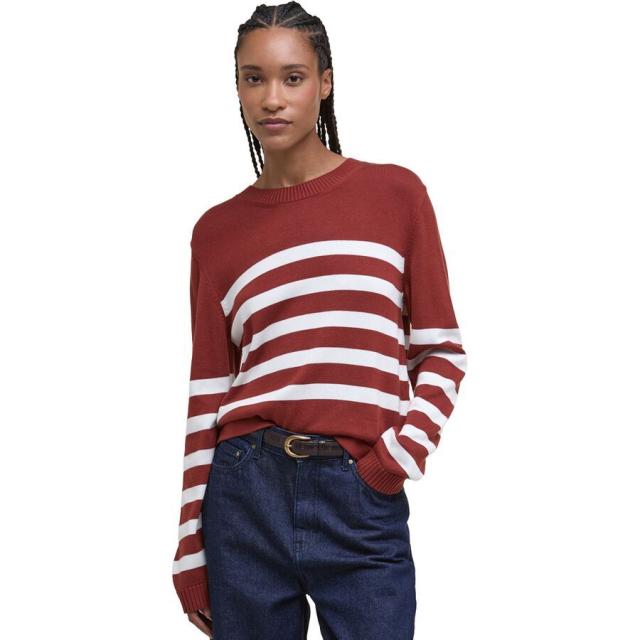 (取寄) バブアー レディース デミ ニット ジャンパー - ウィメンズ Barbour women Demi Knitted Jumper - Women's Burnt Henna Stripe