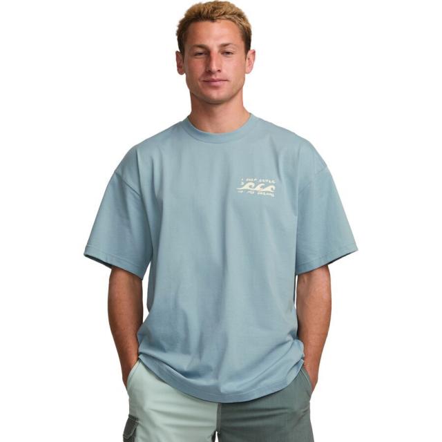 (取寄) ビラボン メンズ アイ サーフ ベター イン マイ ドリームス ショートスリーブ T-シャツ - メンズ Billabong men I Surf Better In My Dreams Short-Sleeve T-Shirt - Men's Washed Blue