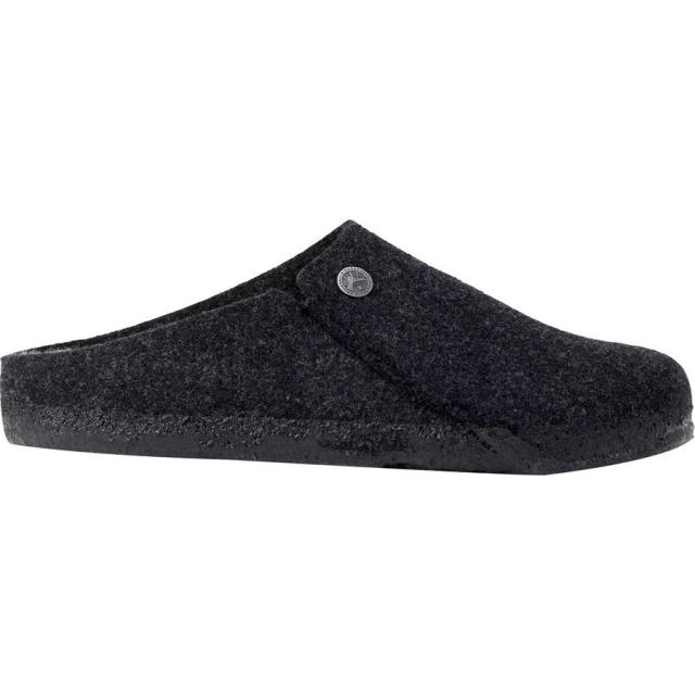 (取寄) ビルケンシュトック レディース ツェルマット シアリング ライン ナロー スリッパ - ウィメンズ Birkenstock women Zermatt Shearling Lined Narrow Slipper - Women's Anthracite/Natural Wool