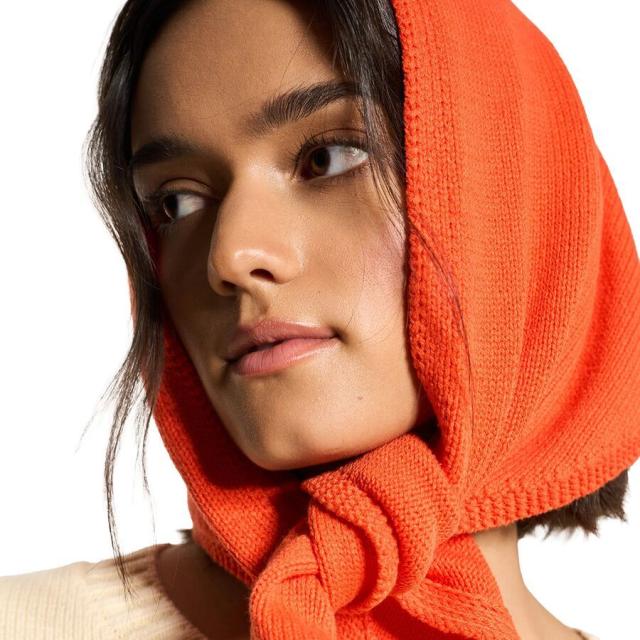 (取寄) スカーフ Callahan Hankerchief Scarf Red Orange