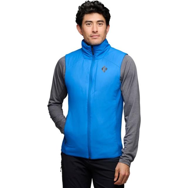 (取寄) ブラックダイヤモンド メンズ ファースト ライト ハイブリット ベスト - メンズ  men First Light Hybrid Vest - Men's Drifter Blue