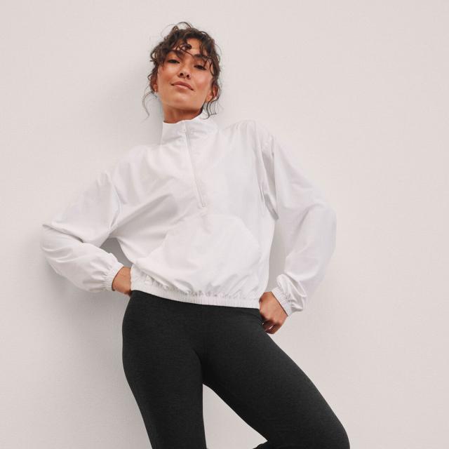 (取寄) ビヨンドヨガ レディース イン ストライド 1/2-ジップ プルオーバー - ウィメンズ Beyond Yoga women In Stride 1/2-Zip Pullover - Women's True White