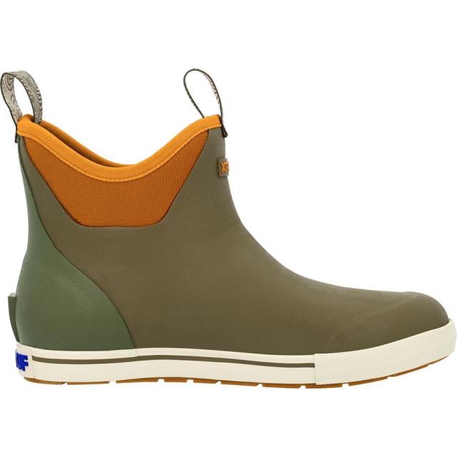 (取寄) エクストラタフ メンズ キャンプ 6インチ アンクル デック ブーツ - メンズ Xtratuf men Camp 6in Ankle Deck Boot - Men's Dark Olive