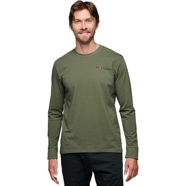 (取寄) ブラックダイヤモンド メンズ ヘリテージ ワードマーク ロング-スローブ T-シャツ - メンズ  men Heritage Wordmark Long-Sleeve T-Shirt - Men's Tundra
