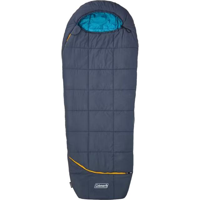 (取寄) コールマン ビッグ ベイ ビッグ アンド トール コンツアー スリーピング バッグ 20F シンセティック Coleman Big Bay Big & Tall Contour Sleeping Bag: 20F Synthetic Navy