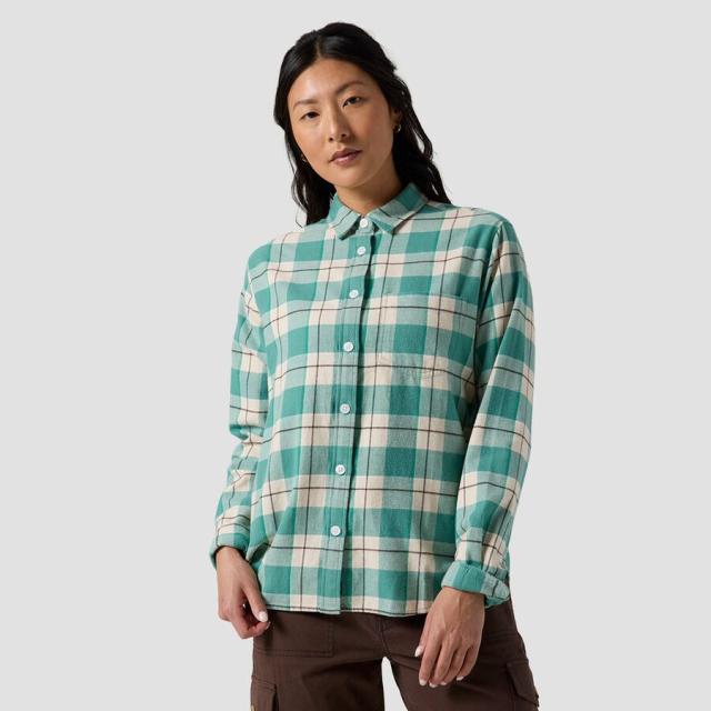 (取寄) バックカントリー レディース ベンチャー クラシック フランネル シャツ - ウィメンズ Backcountry women Venture Classic Flannel Shirt - Women's Egret Drifter Plaid