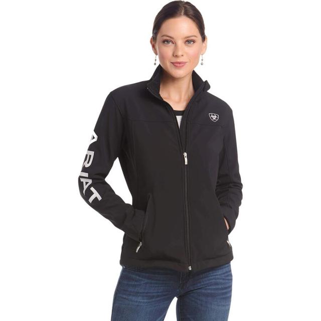 (取寄) アリアット レディース ニュー チーム ソフトシェル ジャケット - ウィメンズ Ariat women New Team Softshell Jacket - Women's Black