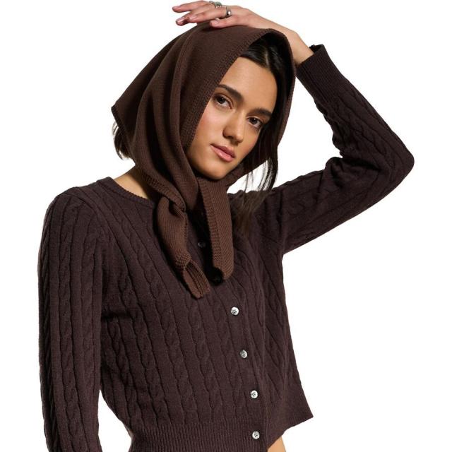 (取寄) スカーフ Callahan Hankerchief Scarf Chocolate