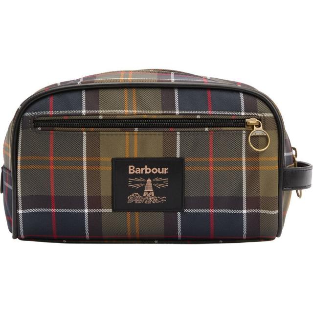 (取寄) バブアー タータン ウォッシュバッグ Barbour Tartan Washbag Classic/Beacon