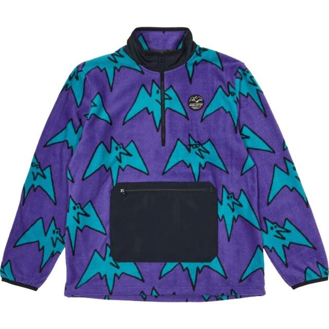 (取寄) エアブラスター メンズ フリース 1/2-ジップ ジャケット - メンズ Airblaster men Fleece 1/2-Zip Jacket - Men's Big Terry Purps