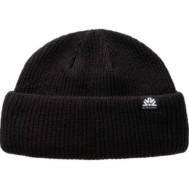 (取寄) オータム ダブル ロール ビーニー Autumn Double Roll Beanie Black