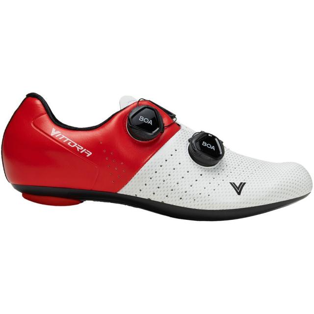 (取寄) ベローチェ サイクリング シューズ Vittoria Cycling Shoes Veloce Cycling Shoe White/Red