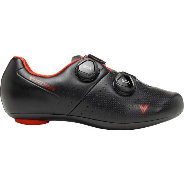 (取寄) ベローチェ ワイド サイクリング シューズ Vittoria Cycling Shoes Veloce Wide Cycling Shoe Black/Red