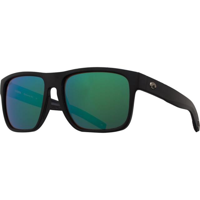 (取寄) コスタ スピアロ Xl 580G ポーラライズド サングラス Costa Spearo XL 580G Polarized Sunglasses Matte Black/580G Glass/Copper/Green Mirror