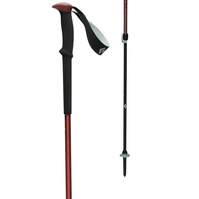 (取寄) ブラックダイヤモンド トレイル トレッキング ポールズ  Trail Trekking Poles Iron Red