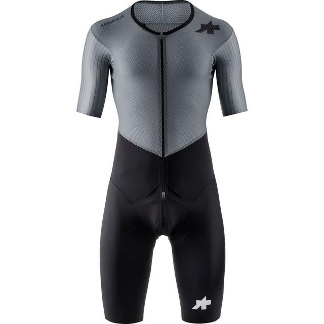 (取寄) アソス メンズ エイキープ RS ル フーディーニ ロードスーツ S11 - メンズ Assos men EQUIPE RS LE HOUDINI Roadsuit S11 - Men's Fanatic Silver