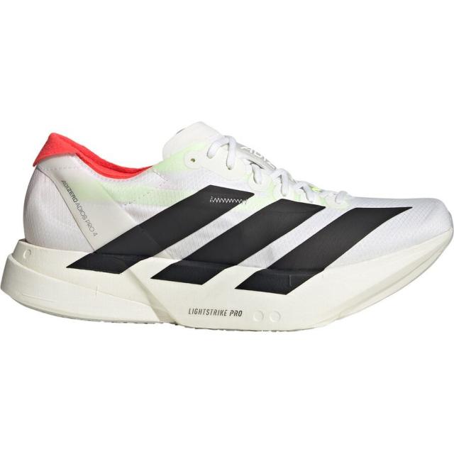 (取寄) アディダス メンズ アディゼロ アディオス プロ 4 ランニング シューズ - メンズ Adidas men Adizero Adios Pro 4 Running Shoe - Men's Ftwr White/Core Black/Silver llic
