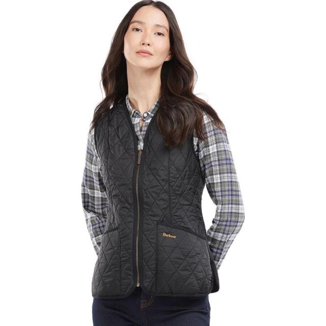 (取寄) バブアー レディース フリース ベティ ライナー ベスト - ウィメンズ Barbour women Fleece Betty Liner Vest - Women's Black/Black