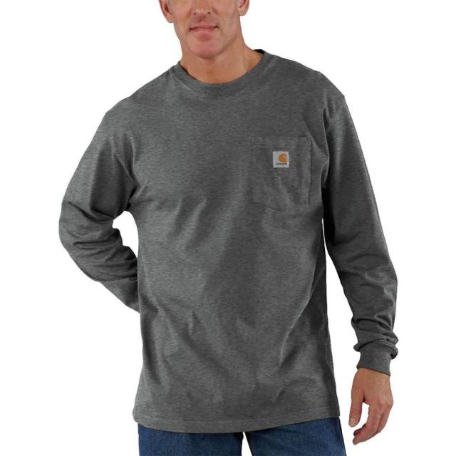 (取寄) カーハート メンズ ワークウェア ポケット ロング-スローブ T-シャツ - メンズ Carhartt men Workwear Pocket Long-Sleeve T-Shirt - Men's Carbon Heather