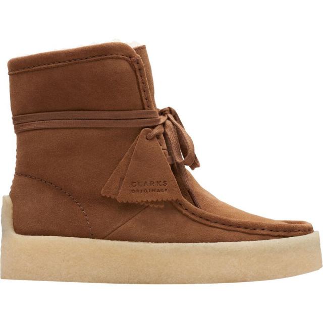 (取寄) クラークス レディース ワラビー カップ HI ブーツ - ウィメンズ Clarks women Wallabee Cup Hi Boot - Women's Cola Suede