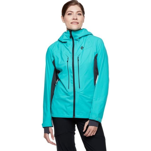 (取寄) ブラックダイヤモンド レディース ドーン パトロール ハイブリット シェル ジャケット - ウィメンズ  women Dawn Patrol Hybrid Shell Jacket - Women's Dark Patina