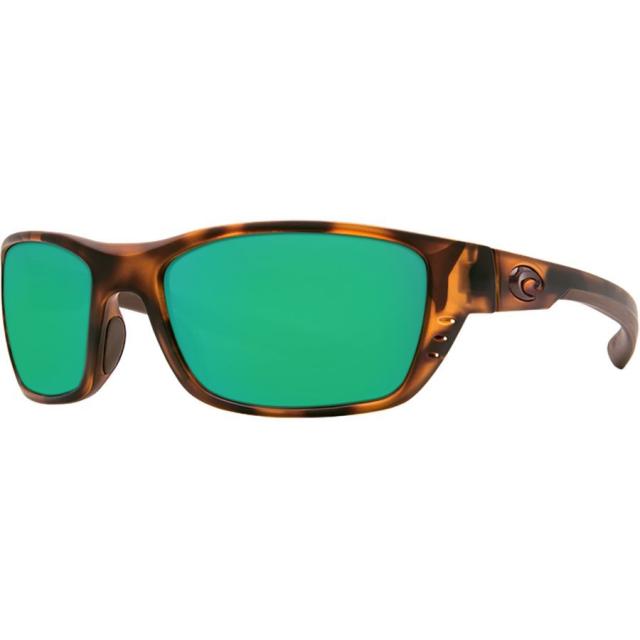 (取寄) コスタ ホワイトチップ 580P ポーラライズド サングラス Costa Whitetip 580P Polarized Sunglasses Retro Tortoise Frame/Green Mirror 580P