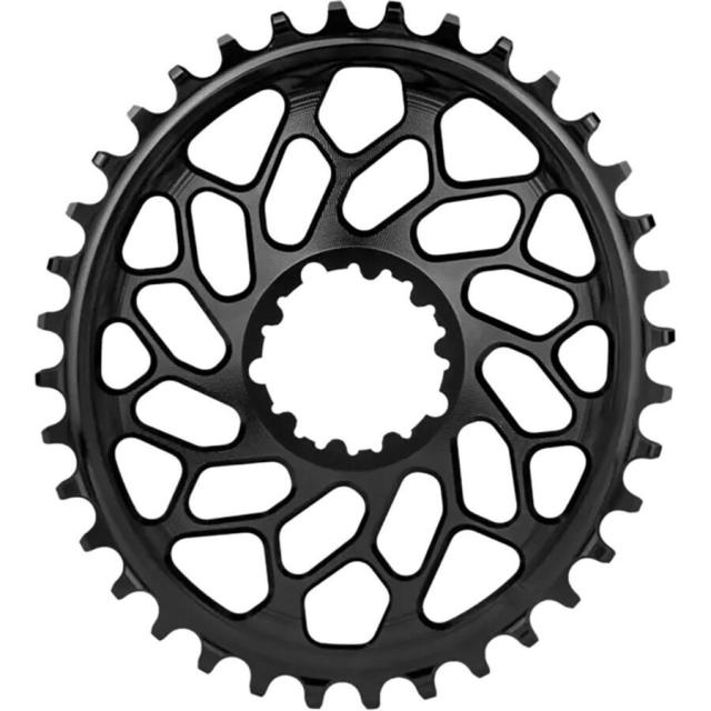 (取寄) アブソリュートブラック スラム Cx オーバル ダイレクト マウント チェーンリング absoluteBLACK SRAM CX Oval Direct Mount Chainring Black/6mm Offset