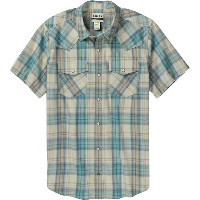 (取寄) アリアット メンズ ハウランド レトロ フィット シャツ - メンズ Ariat men Howland Retro Fit Shirt - Men's Turquoise
