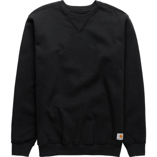 (取寄) カーハート メンズ ミッドウエイト クルーネック スウェットシャツ - メンズ Carhartt men Midweight Crewneck Sweatshirt - Men's Black