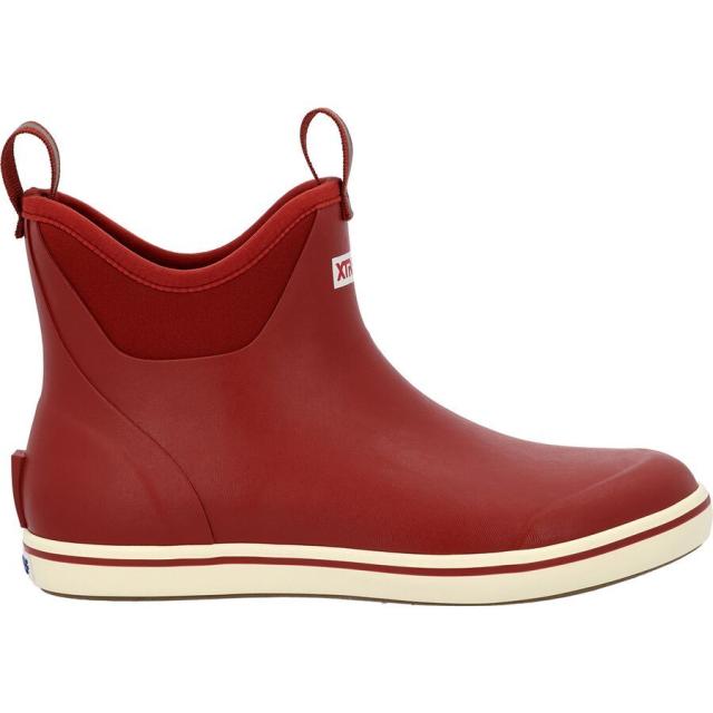 (取寄) エクストラタフ メンズ アンクル 6インチ デック ブーツ - メンズ Xtratuf men Ankle 6in Deck Boot - Men's Rust Red