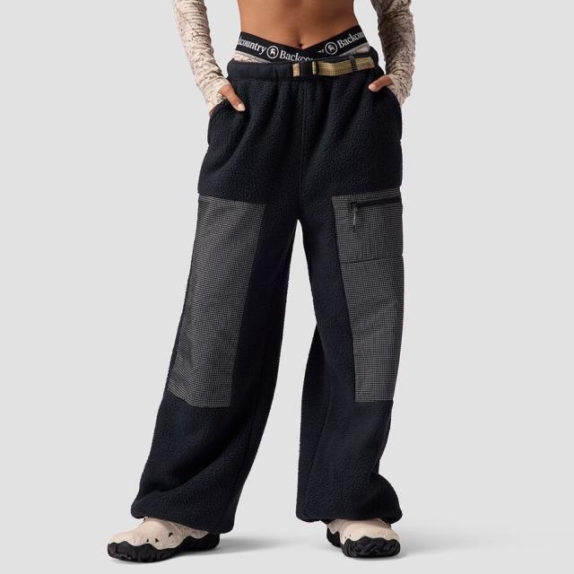(取寄) バックカントリー レディース ワンダー パンツ - ウィメンズ Backcountry women Wander Pile-Fleece Pant - Women's Black