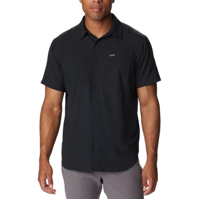 (取寄) コロンビア メンズ シルバー リッジ ユーティリティ ライト ショートスリーブ シャツ - メンズ Columbia men Silver Ridge Utility Lite Short-Sleeve Shirt - Men's Black