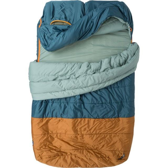 (取寄) ビッグアグネス ドリーム アイランド ダブル スリーピング バッグ 20F シンセティック Big Agnes Dream  Double Sleeping Bag: 20F Synthetic Tapestry/Brown Sugar