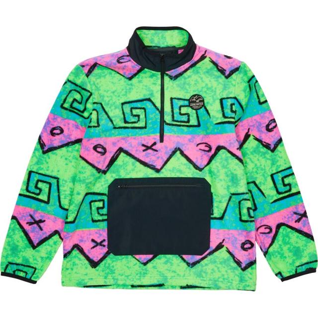 (取寄) エアブラスター メンズ フリース 1/2-ジップ ジャケット - メンズ Airblaster men Fleece 1/2-Zip Jacket - Men's Hot Wave