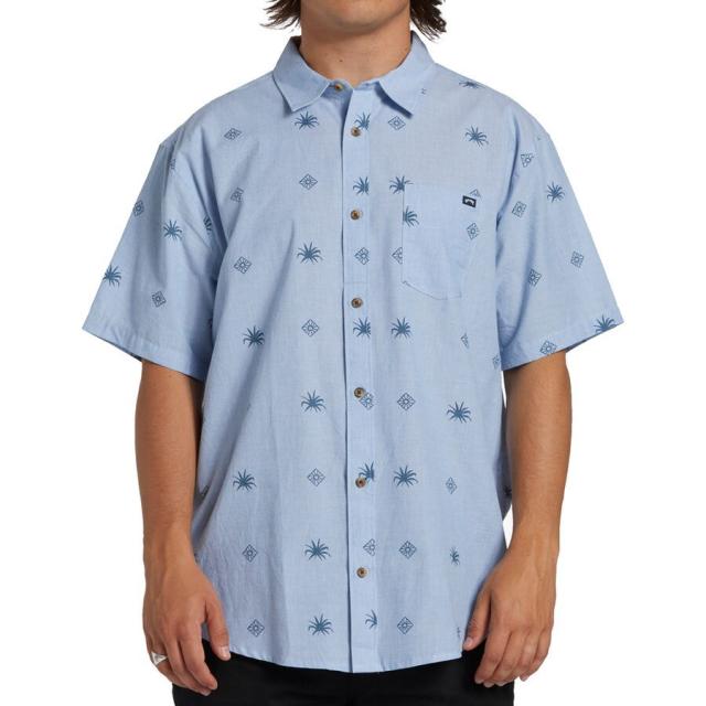 (取寄) ビラボン メンズ サンデーズ ミニ ショートスリーブ シャツ - メンズ Billabong men Sundays Mini Short-Sleeve Shirt - Men's Blue Suede