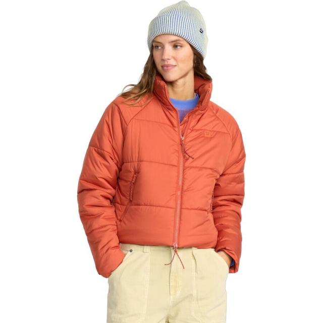 (取寄) ビラボン レディース ハイ ライン パファー ジャケット - ウィメンズ Billabong women High Line Puffer Jacket - Women's Brick