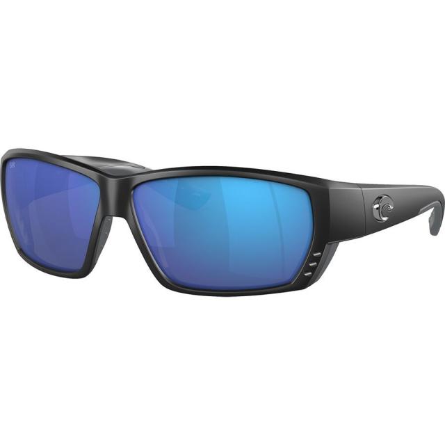 (取寄) コスタ ツナミ アレイ 580G ポーラライズド サングラス Costa Tuna Alley 580G Polarized Sunglasses Matte Black/Blue Mirror