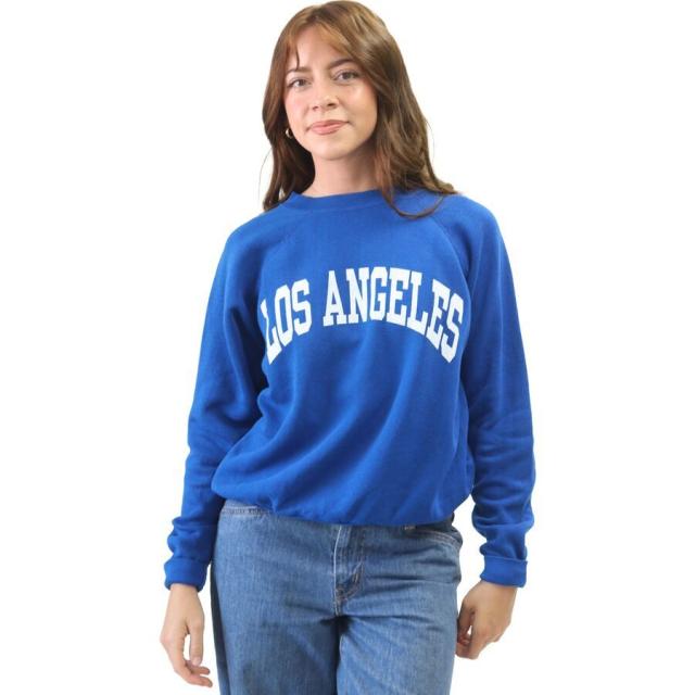 (取寄) レディース ロス エンゼルス バーシティ スウェットシャツ - ウィメンズ Best Regards women Los Angeles Varsity Sweatshirt - Women's  Blue